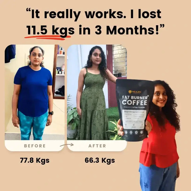 Fat Burner Coffee | Natural Weight loss | Healeo Nutrition